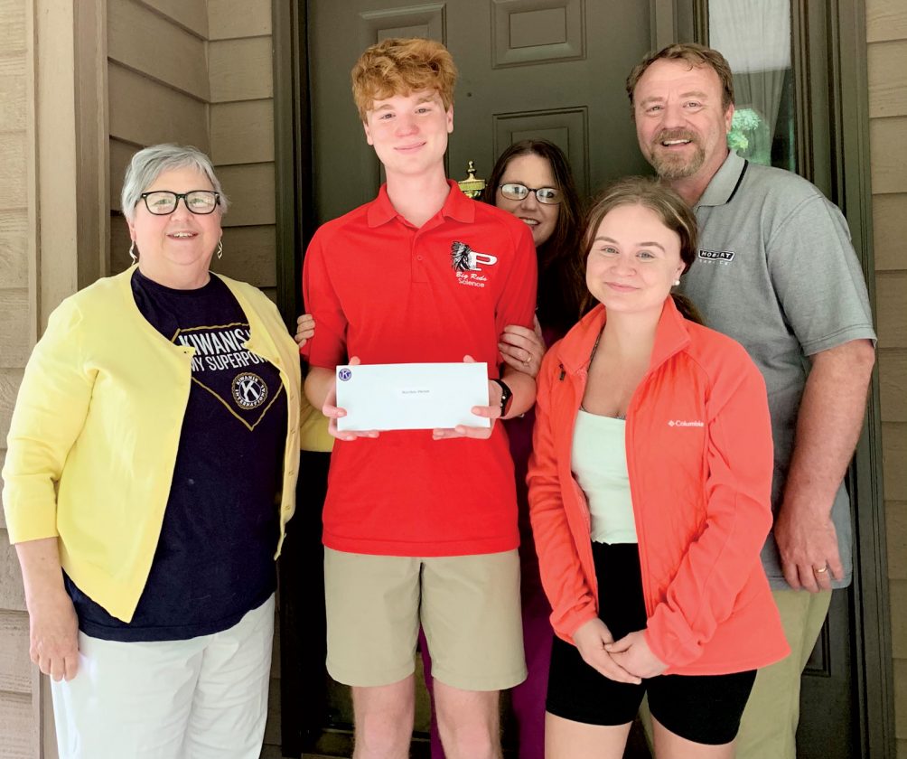 Kiwanis of North Parkersburg recognize Pierson for Key Club efforts ...